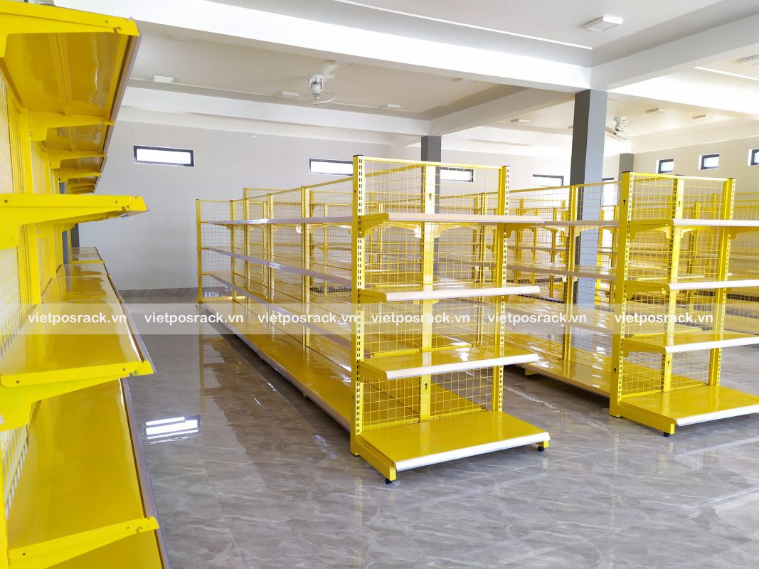 Design consulting and construction of supermarket shelves - Việt Đức ...